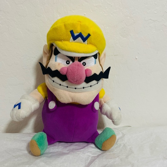 Nintendo | Toys | Wario Plush Toy Yellow And Purple | Poshmark